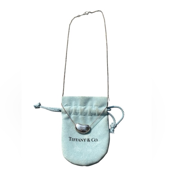 Furla | Jewelry | Tiffany Co Bean Necklace 925 Sterling Silver | Poshmark